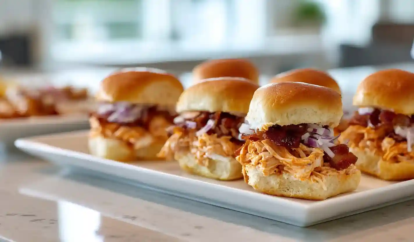 Buffalo Chicken Sliders with Bacon and Onion – Bold & Hearty Bites