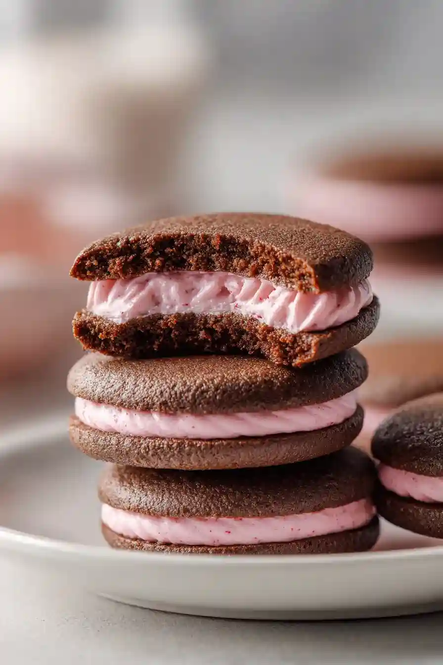 Chocolate Raspberry Sandwich Cookies – Romantic & Balanced Treats