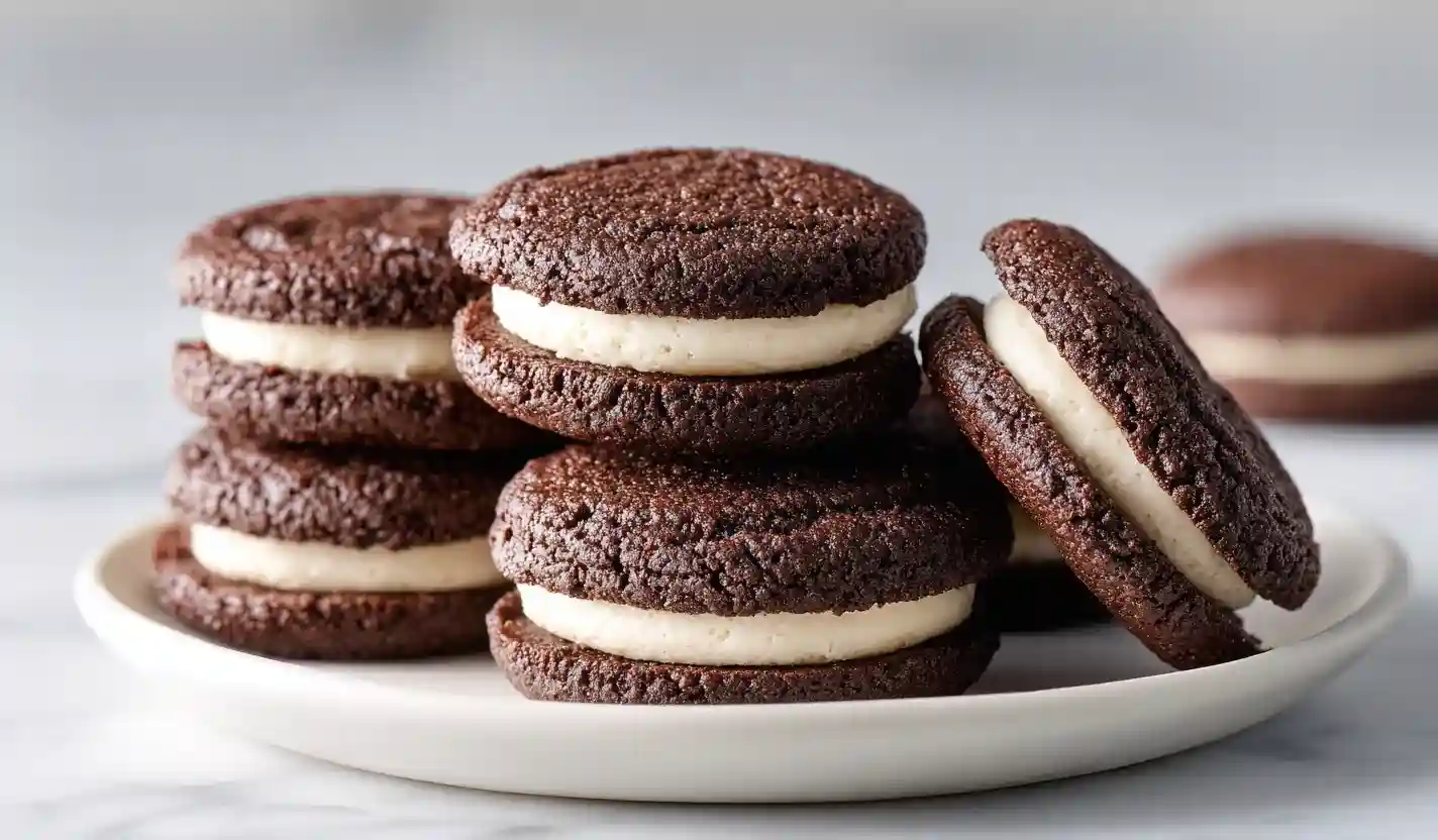 Chocolate Raspberry Sandwich Cookies – Romantic & Balanced Treats