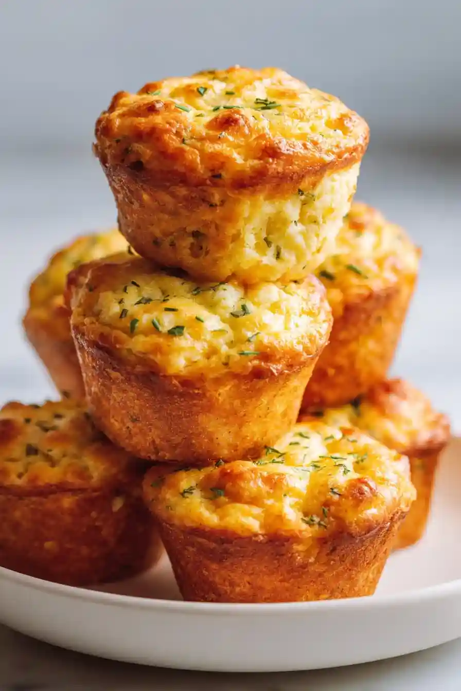 Cottage Cheese Savory Muffins – Easy Keto Lunch & Snack Idea