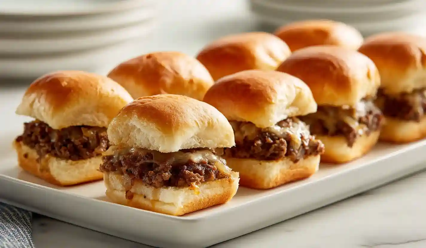 Cowboy Beef and Onion Sliders – Easy Party Sliders with Savory Flavor