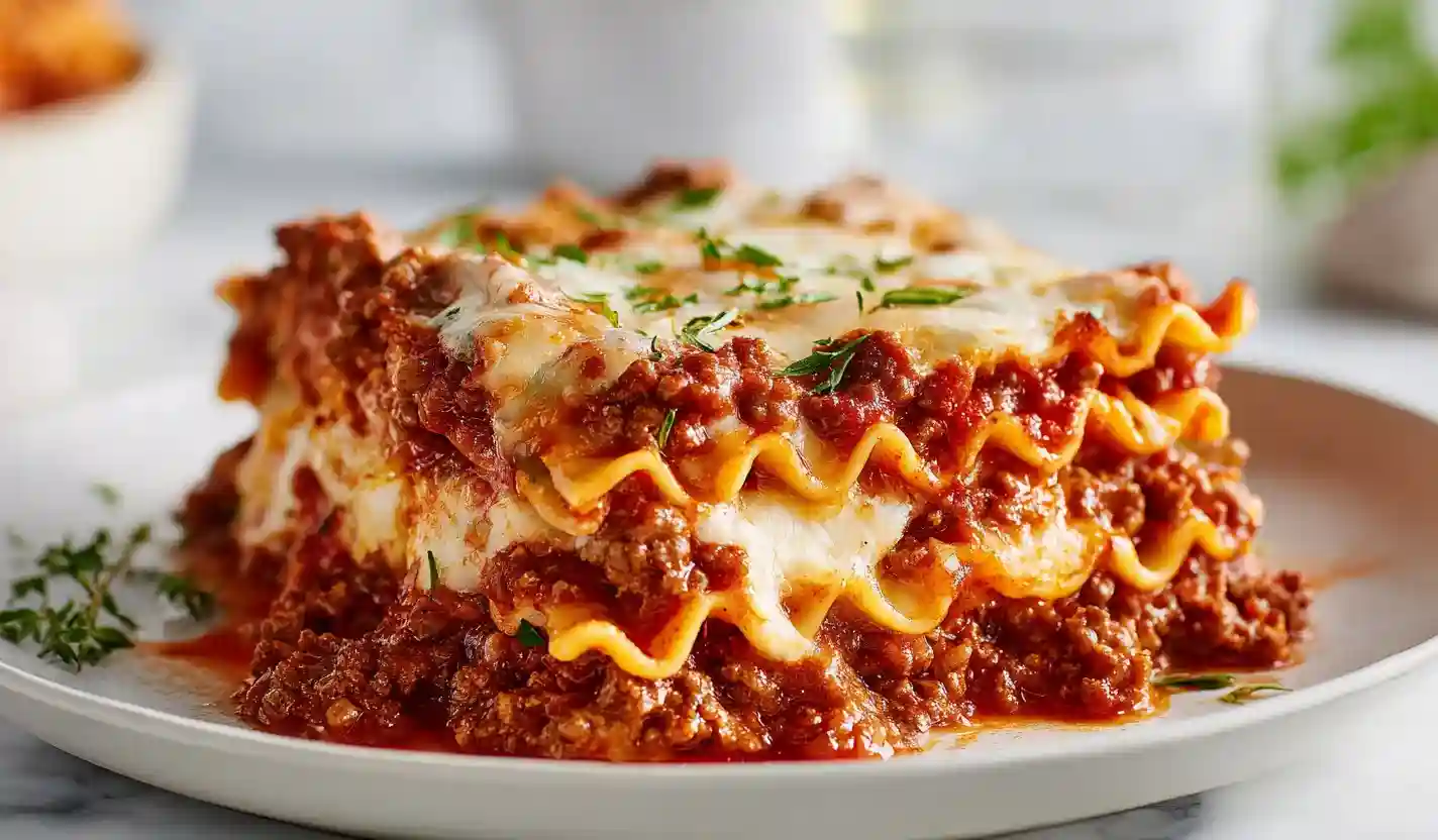 Crockpot Ravioli Lasagna with Ground Beef – Easy Family Dinner