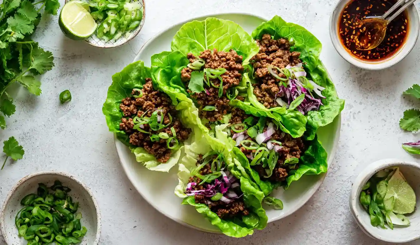 Ground Beef Lettuce Wraps – Easy, Healthy Low Carb Dinner