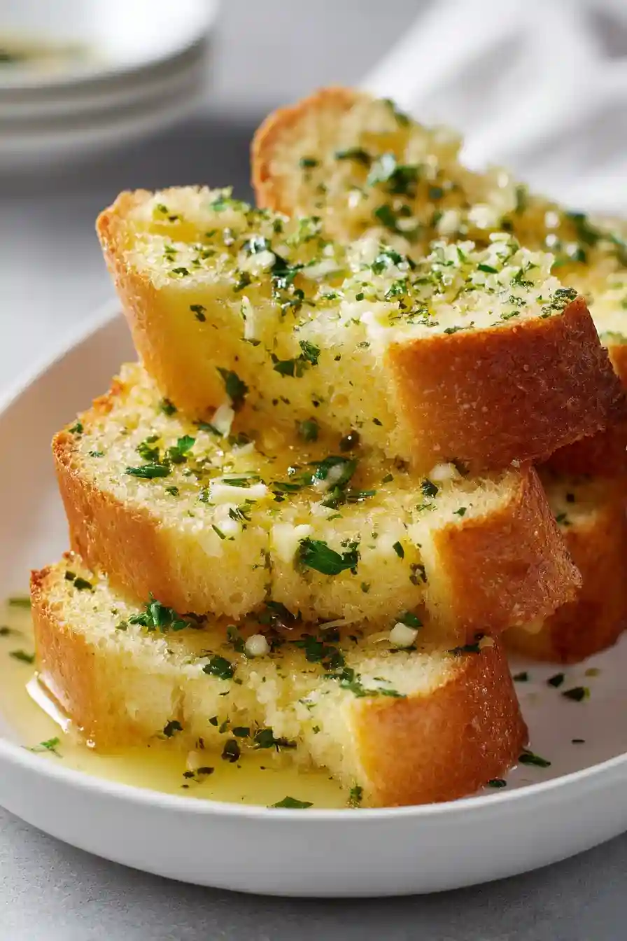 Garlic Butter Bread – Soft Homemade Loaf With Buttery Flavor