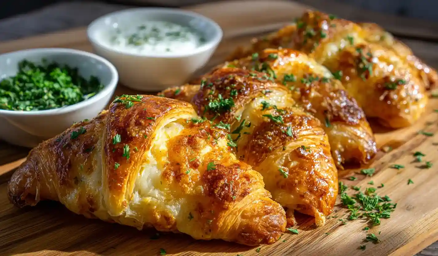 Garlic Cheese Crescent Rolls With Buttery Flavor