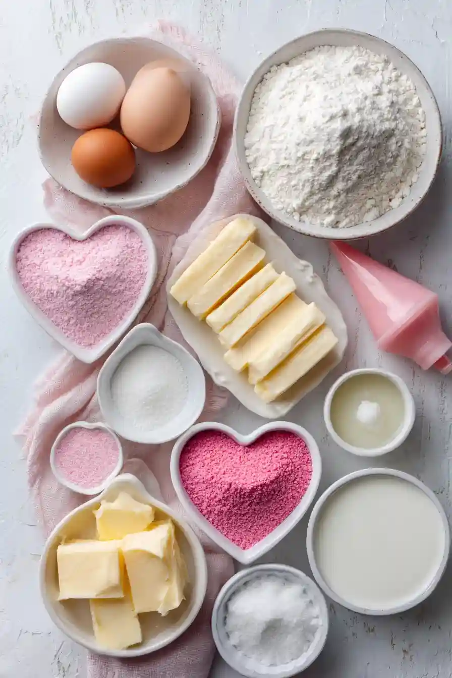 Pink Heart Valentine Cupcakes (Easy Gift Box Recipe) 💘