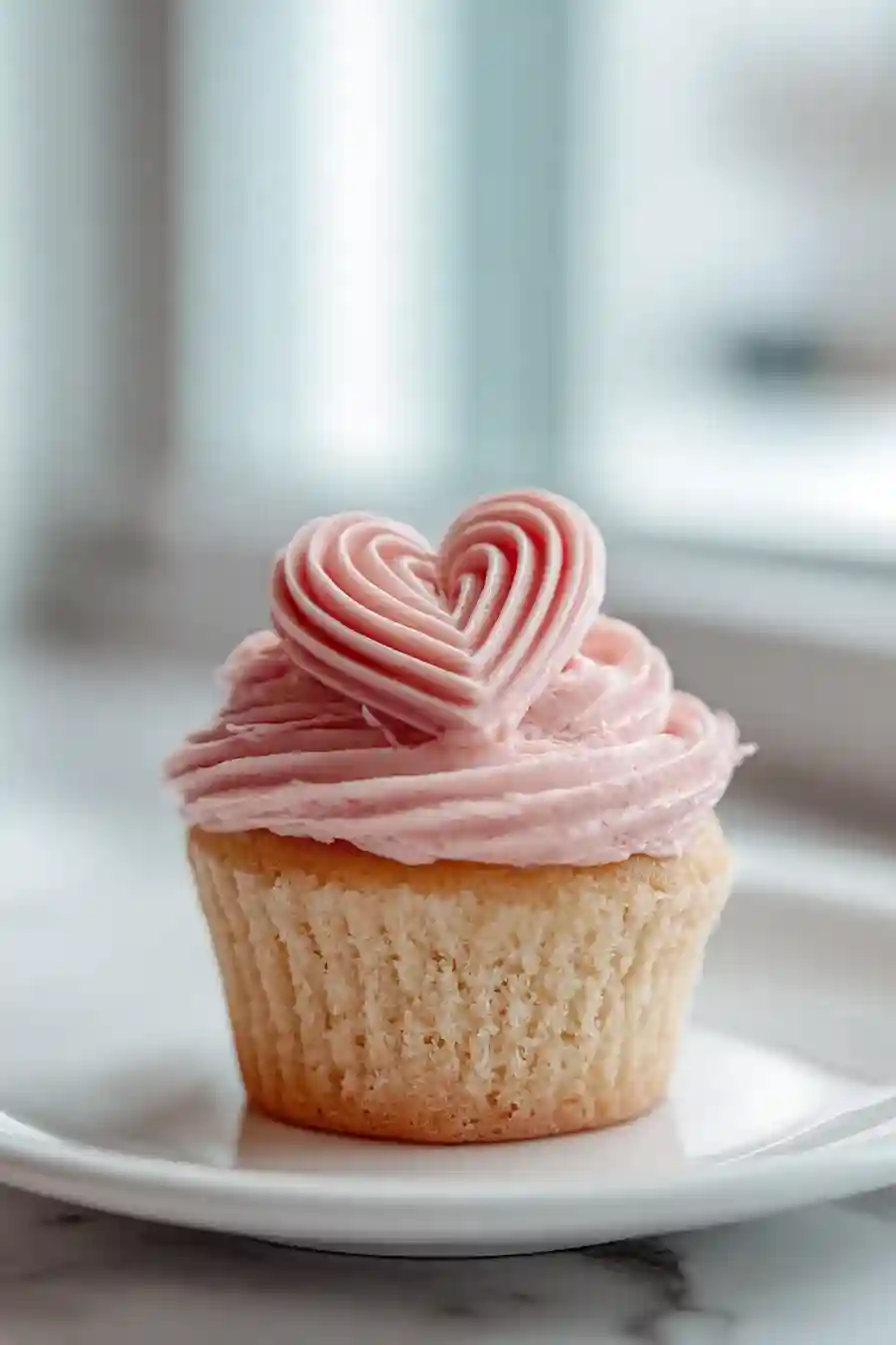 Pink Heart Valentine Cupcakes (Easy Gift Box Recipe) 💘