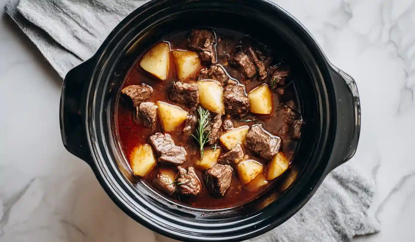 Slow Cooker Beef and Mushrooms – Rich Comfort Meal