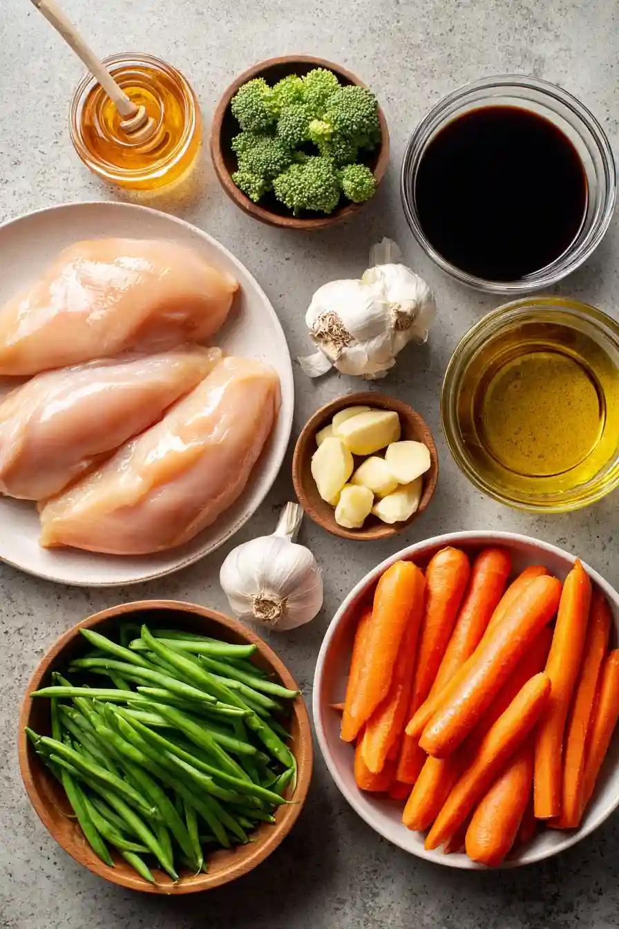 Slow Cooker Honey Garlic Chicken with Veggies